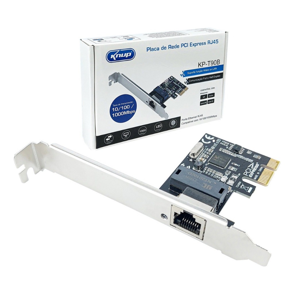 Placa de Rede PCI Express RJ45 | Shopee Brasil