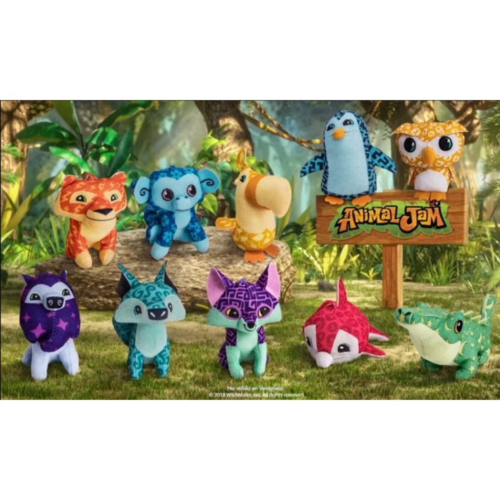 Coleções Animal Jam, Boo Zoo, Maravilhos Mundo dos Animais e Glow in ...