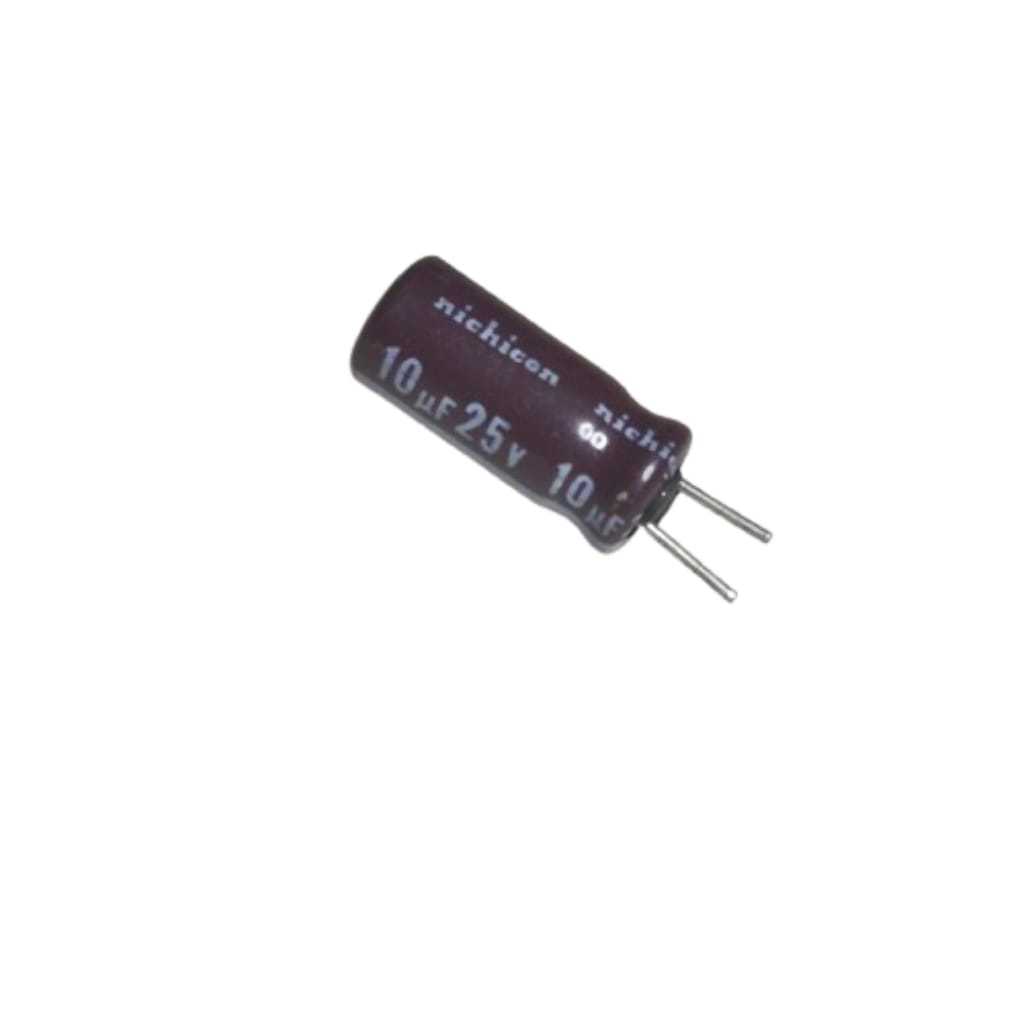 10uf 25v Capacitor Eletrolitico 10uf 25v | Shopee Brasil
