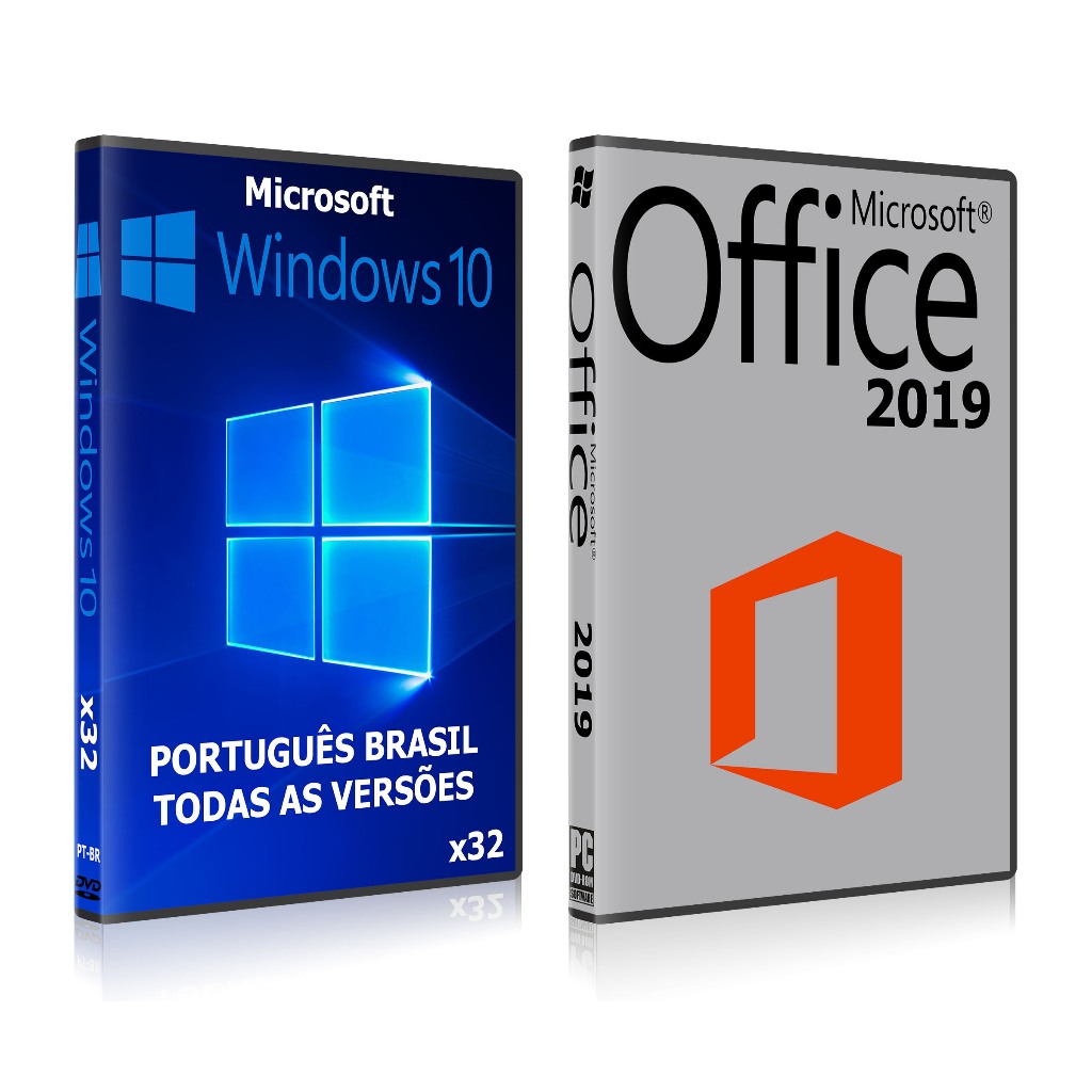 Kit Windows 10 32 bits + Office 2019 32/64 bits / DVD (DISCO) - PC ...