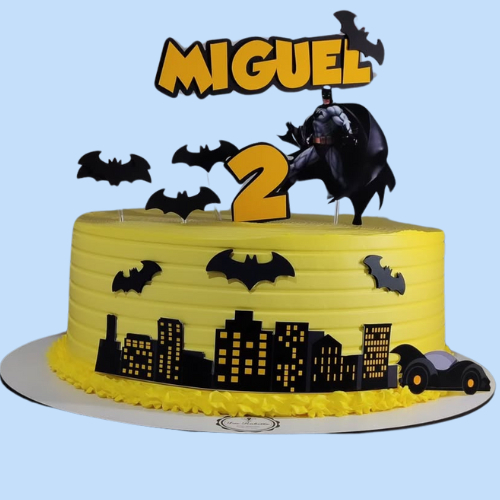 Topper Topo de Bolo Batman Personalizados com Nome e Idade do ...