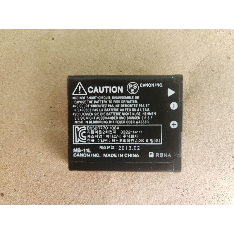 Bateria CANON Nb-111 PARA A2400 A2550 | Shopee Brasil