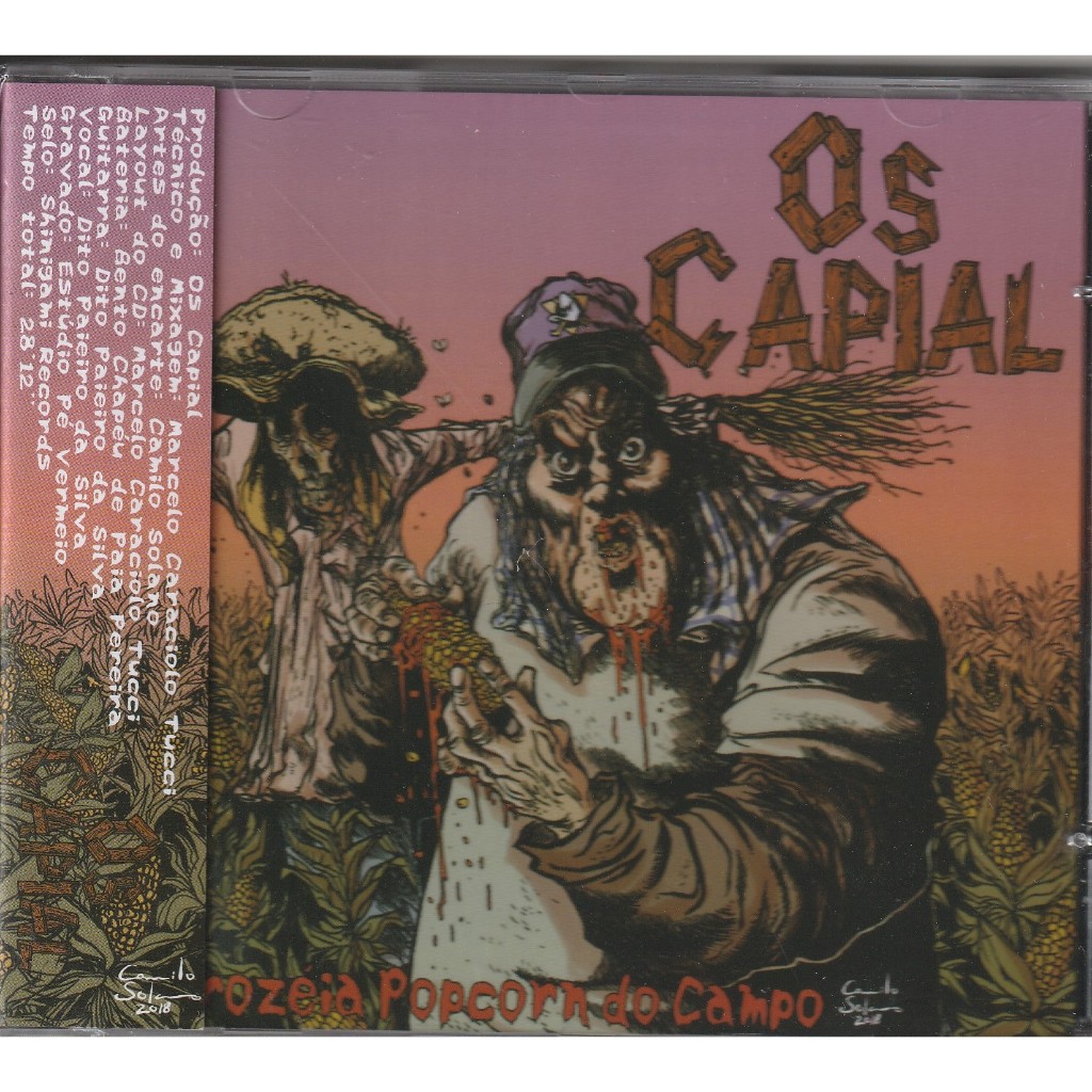 Os Capial ‎– Grozéia Popcorn do Campo CD lacrado grincore expurgo ...