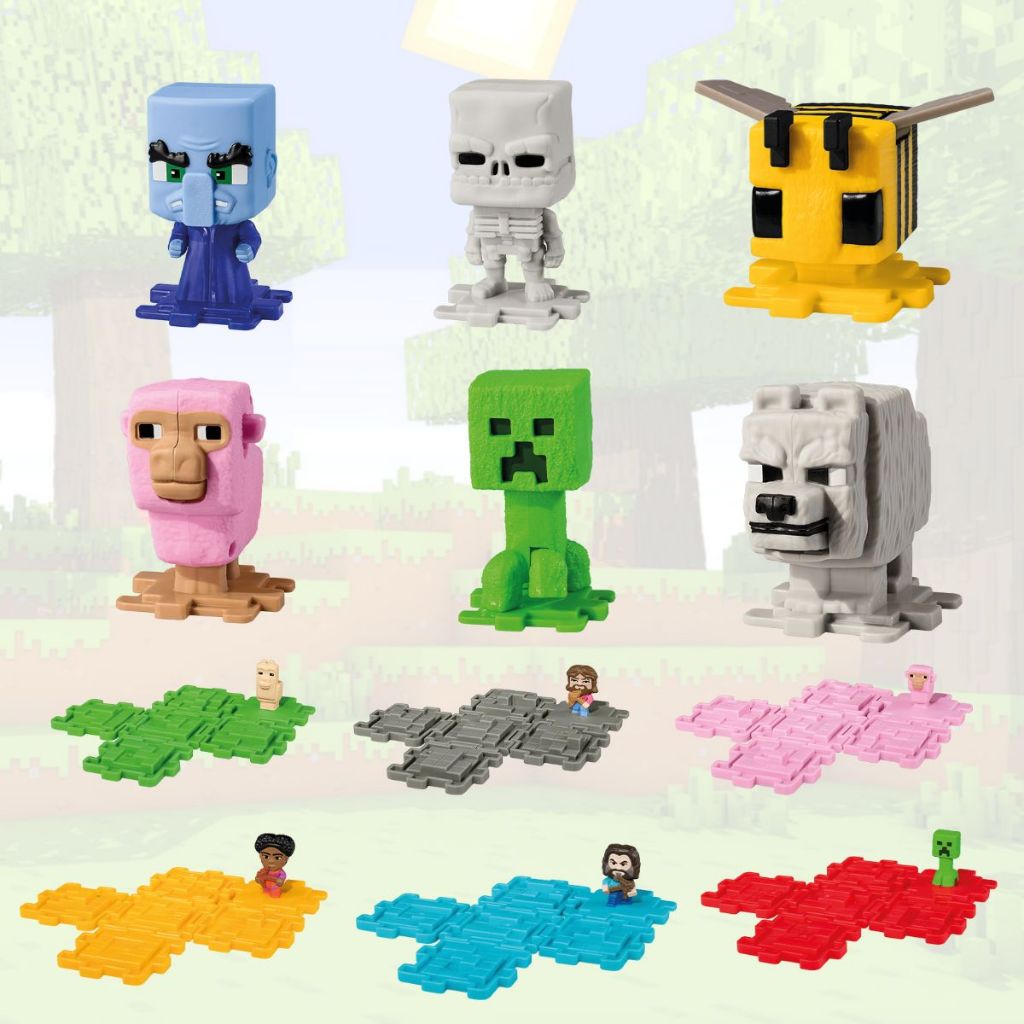 Brinquedo Coleção Minecraft Filme Bonecos Lacrados Do Mc Donald's 2025 ...