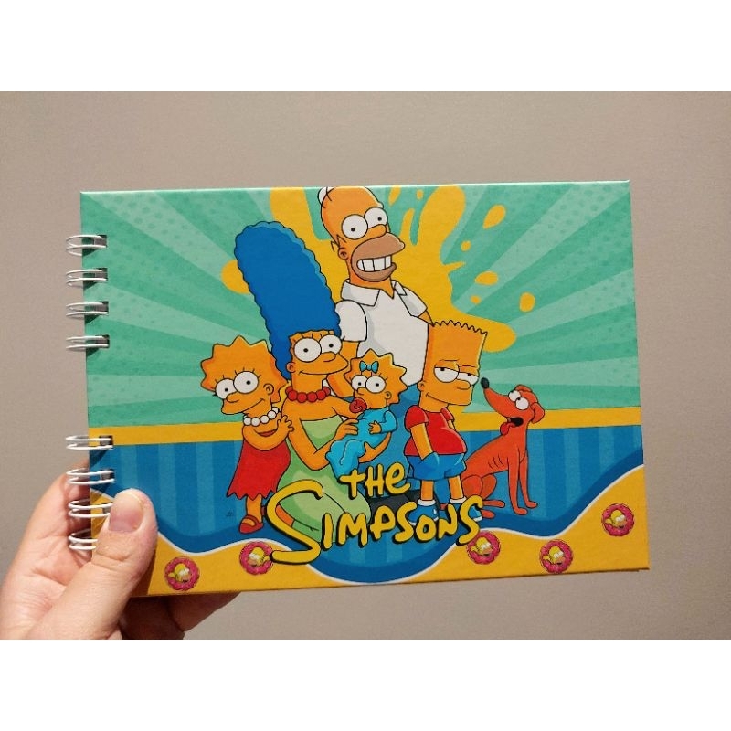 Livro de Colorir Simpsons 50 Folhas 180G Caderno de Desenho Pintura ...