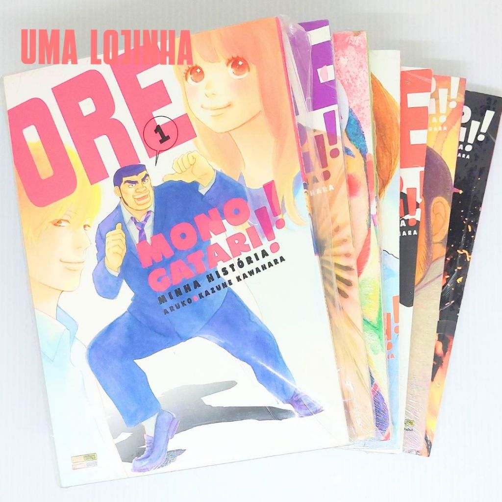 Mangá - Panini - Ore Monogatari - Volumes Lacrados 1, 2, 3, 4, 5, 6 e 9 ...