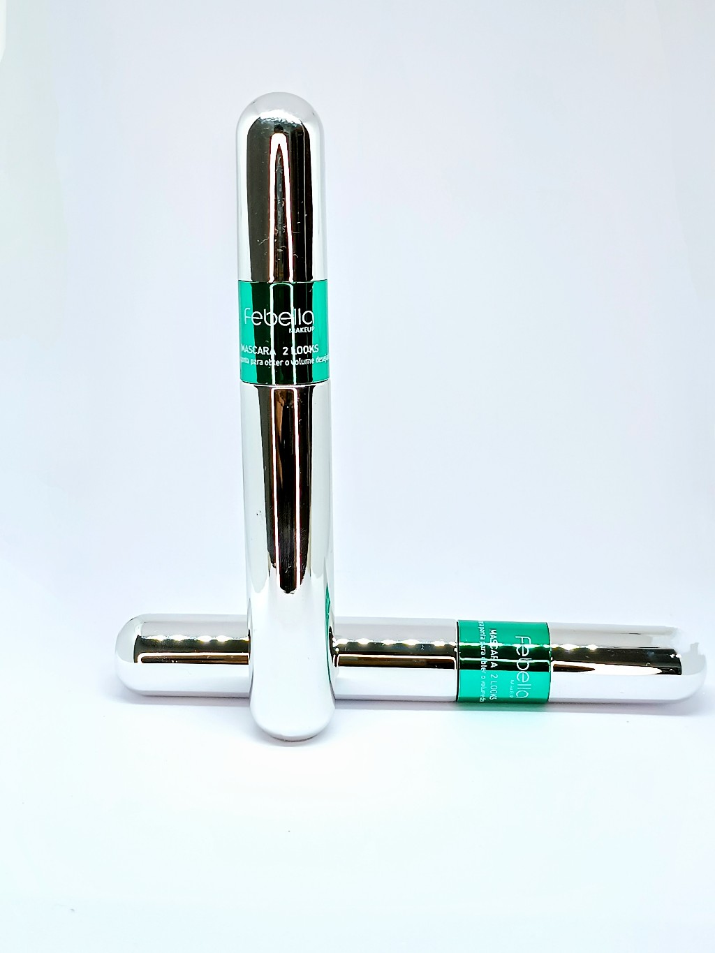 Rímel Máscara de Cílios 2 em 1 Prova D'agua - Febella | Shopee Brasil