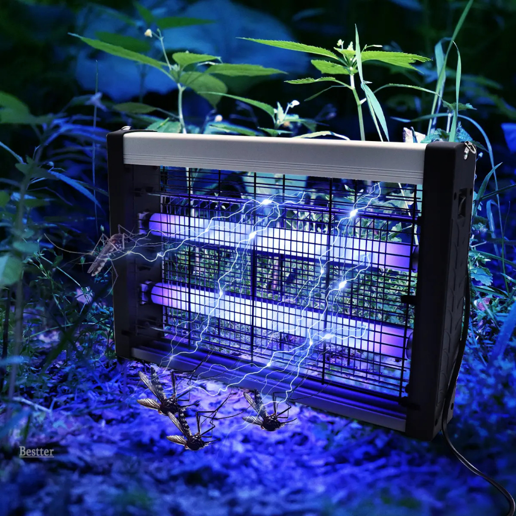 Mata Mosquito Insetos Armadilha Elétrica Repelente Com Luz Led UV ...