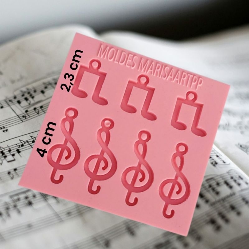 Molde notas musicais | Shopee Brasil