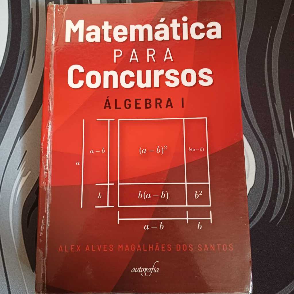 Livro Matemática para Concursos- Álgebra 1 | Shopee Brasil