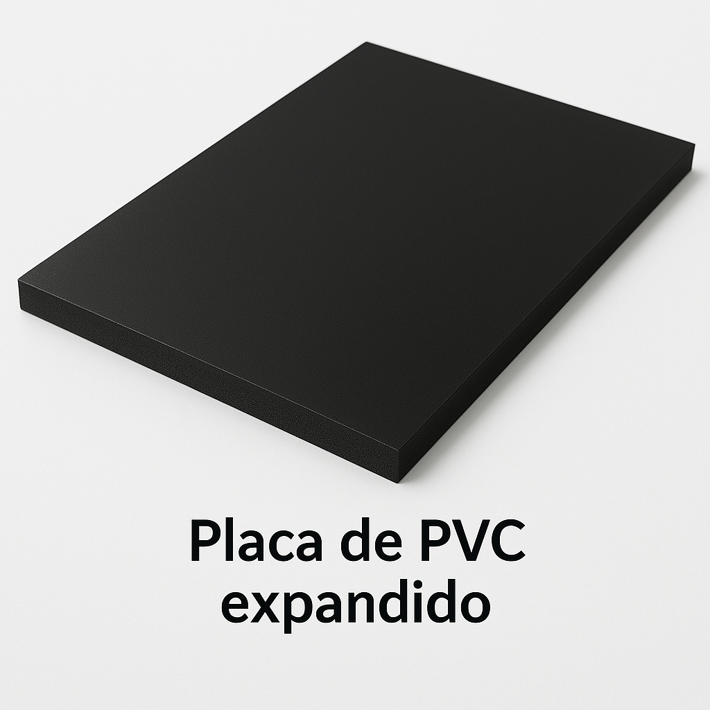 Placa Chapa PVC Expandido Preto 1,00m x 1,00m | Shopee Brasil