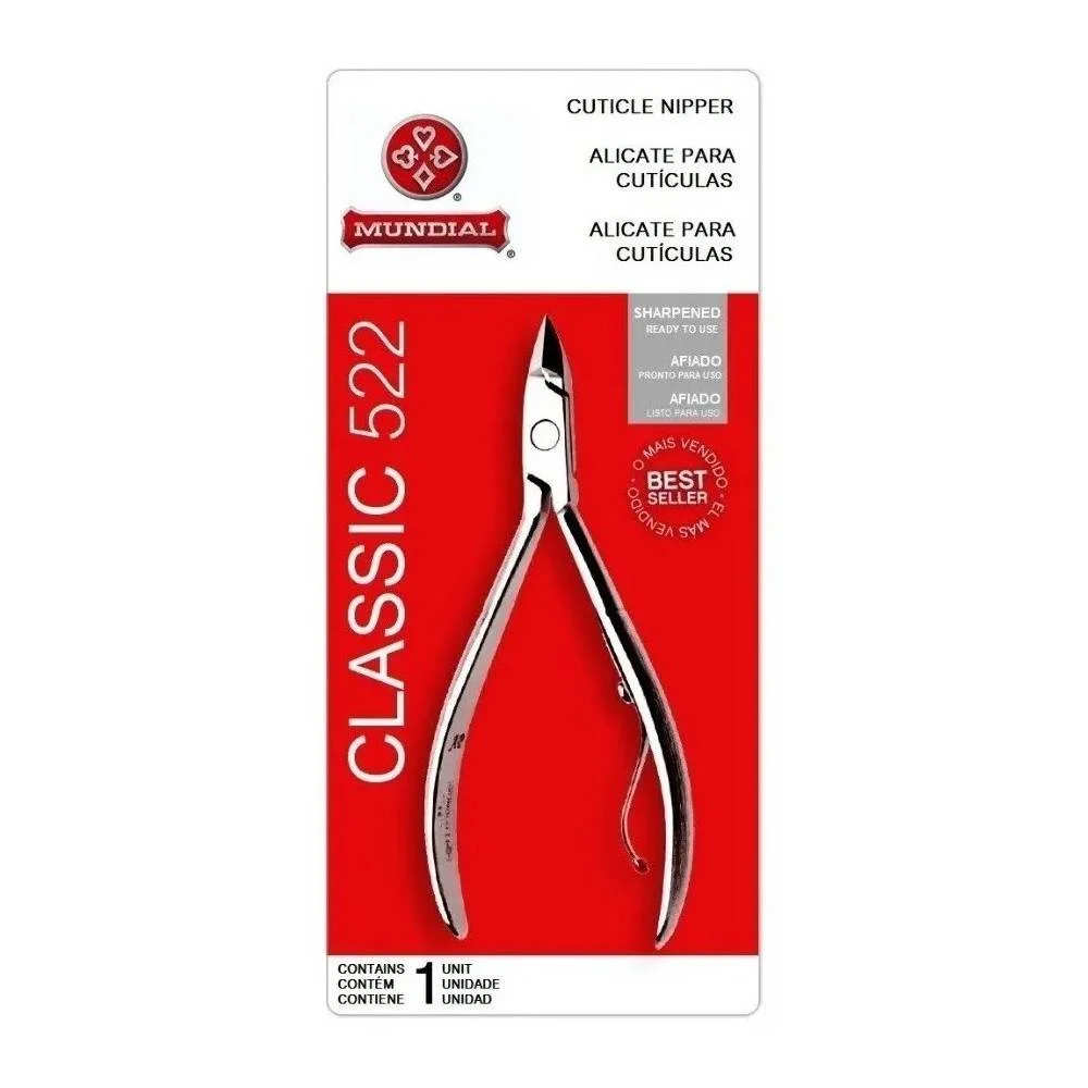 Alicate Mundial de Cutícula 522-C Classic Afiado - Mundial | Shopee Brasil