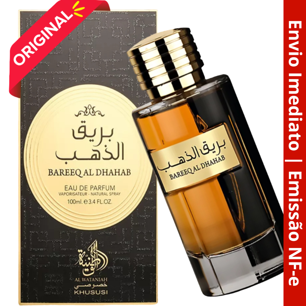 Perfume Bareeq Al Dhahab Masculino 100ml Eau de Parfum Original Lacrado ...