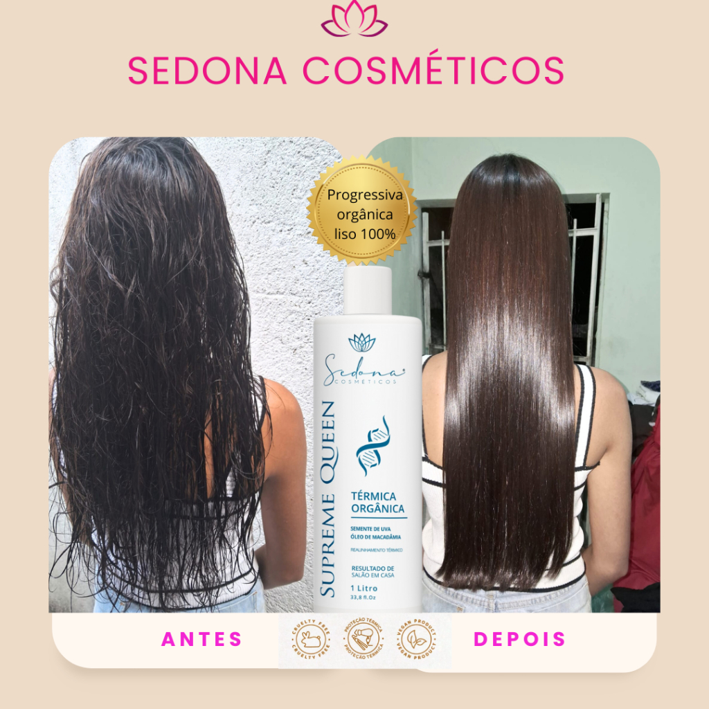 Progressiva Profissional Orgânica Liso na Primeira Aplicação Liso ...