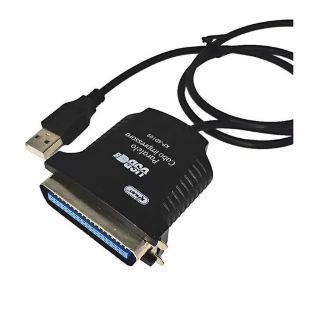 Cabo para Impressora Paralelo X USB KP-AD109 | Shopee Brasil