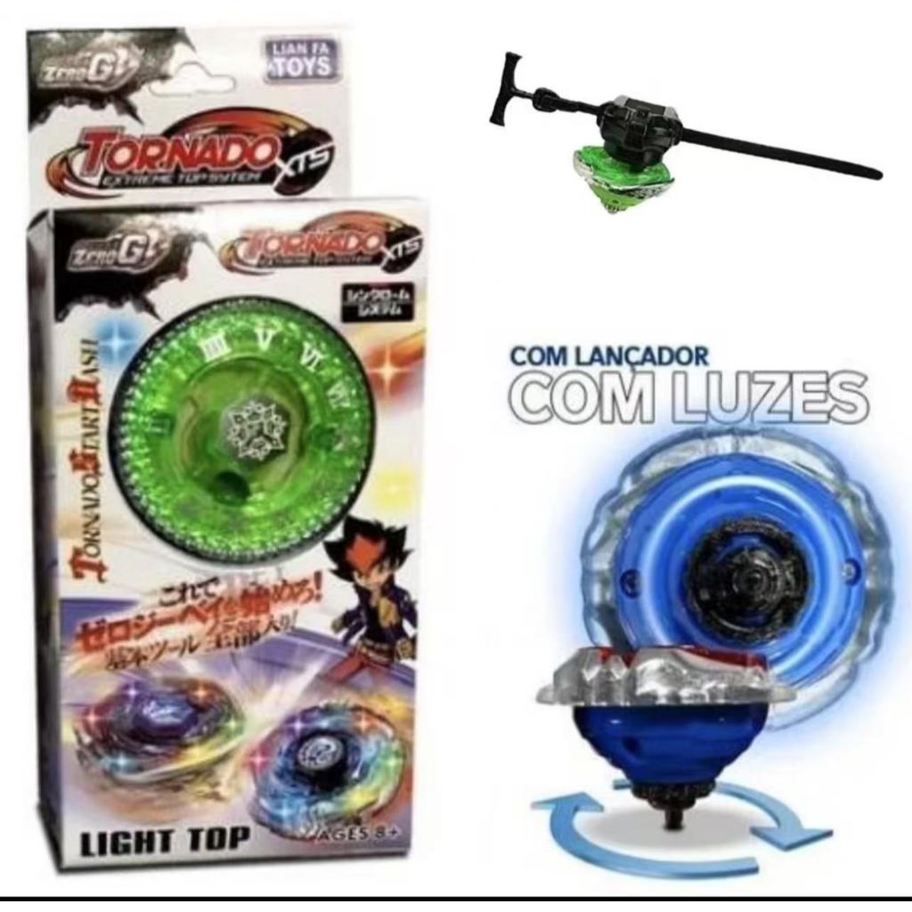brinquedo beyblade led light metal luz lancador 5D batalha tornado//n ...