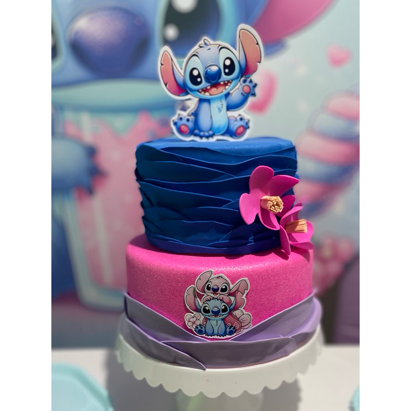 Bolo fake Stitch/Lilo | Shopee Brasil