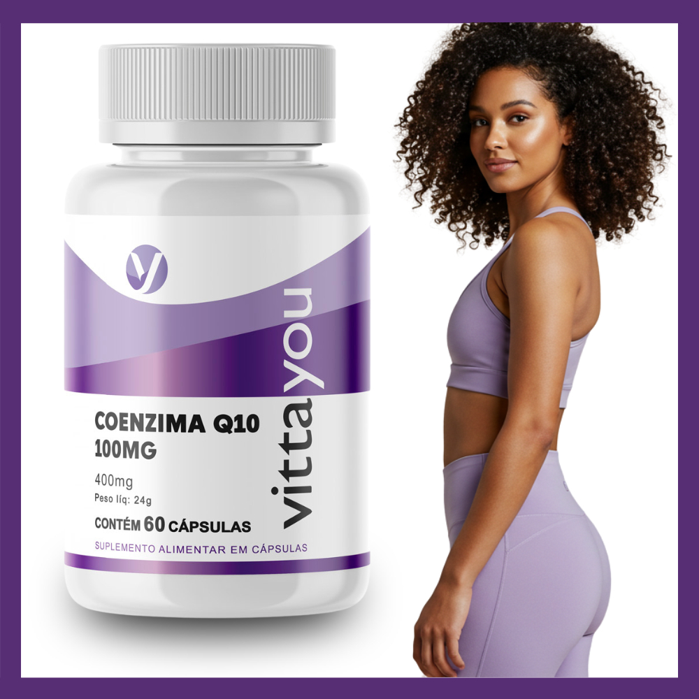 Coenzima Q10 100mg – 60 cápsulas | Shopee Brasil