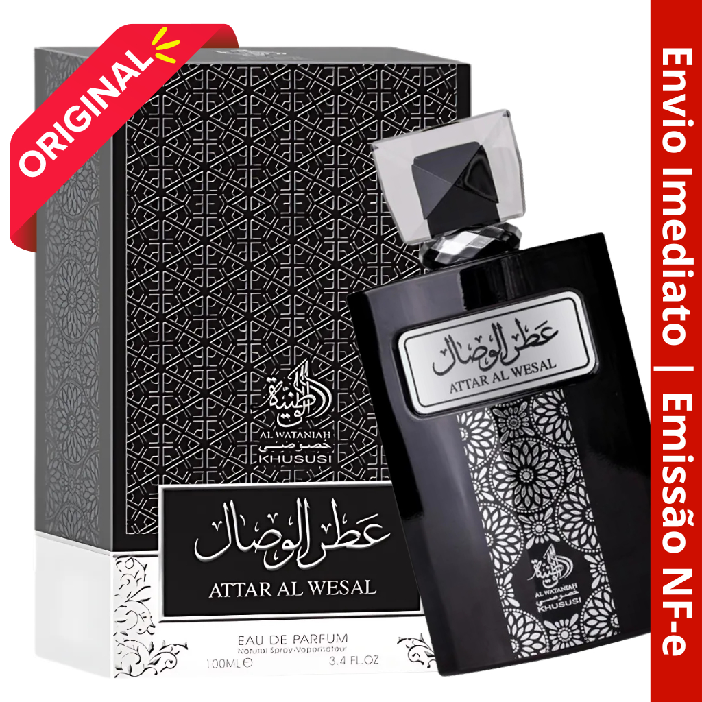Perfume Attar Al Wesal Al Wataniah Masculino Eau de Parfum 100ml ...