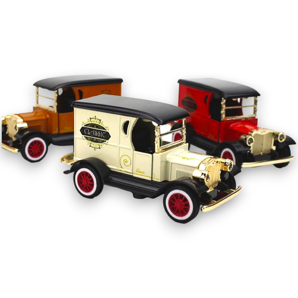 Carrinho Miniatura Calhambeque Antigo Abre as Portas Fricção Coleção ...