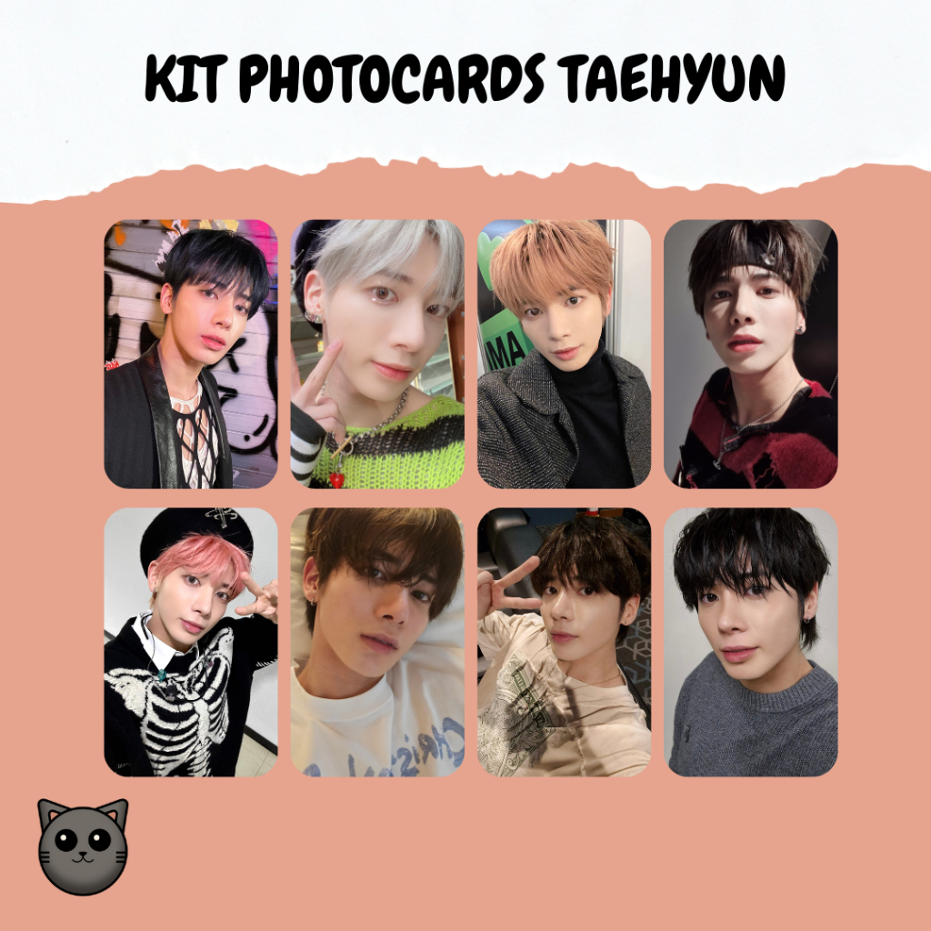 KIT PHOTOCARDS FANMADE TXT TAEHYUN | Shopee Brasil