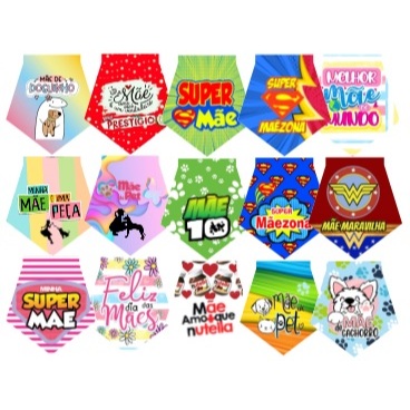 40 Mini Bandanas Pet Dia das MÃES Pet Shop cães e gatos (s Laços ,s ...