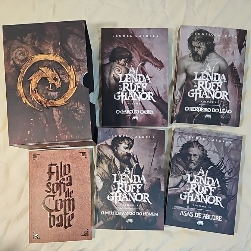Box A Lenda de Ruff Ghanor - 4 Livros + Filosofia de Combate | Shopee ...
