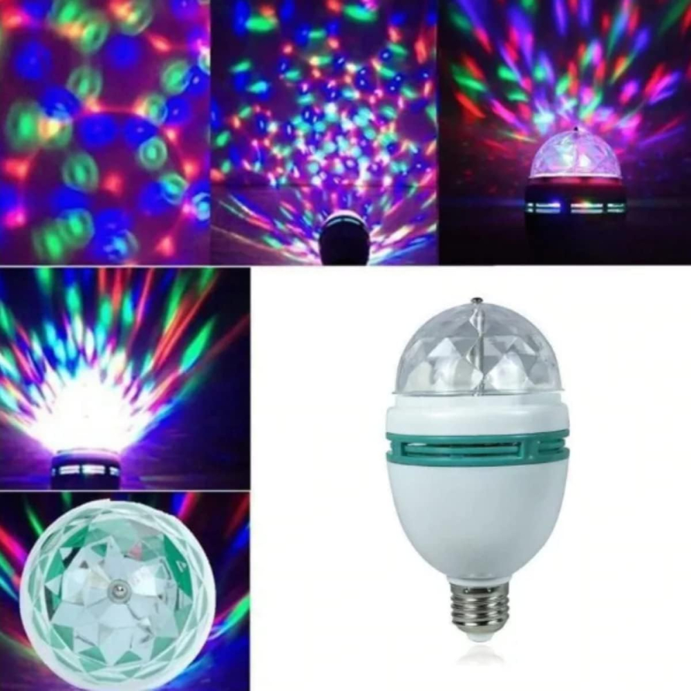 Lâmpada LED de Festa Giratória 360 Bivolt | Shopee Brasil