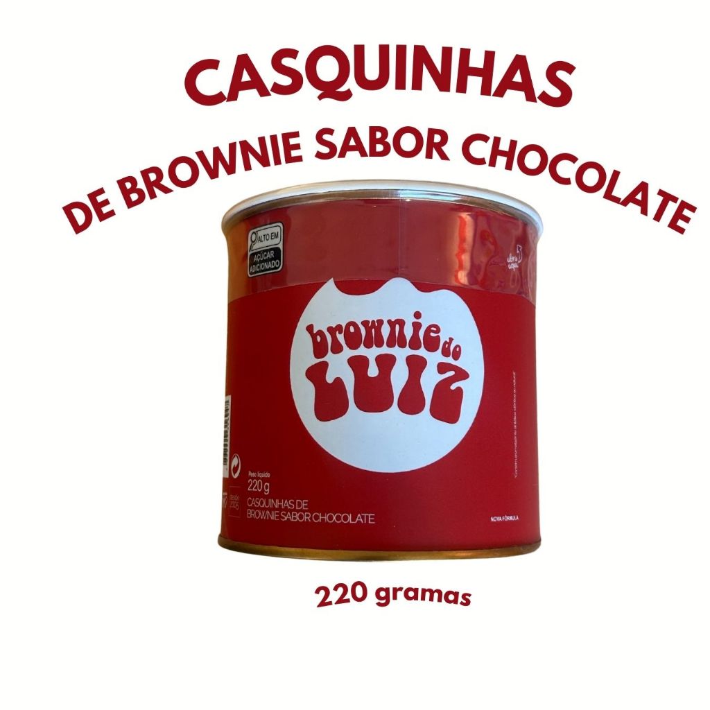 Brownie do Luiz - Sabor Chocolate - Qualidade "da Lata" | Shopee Brasil