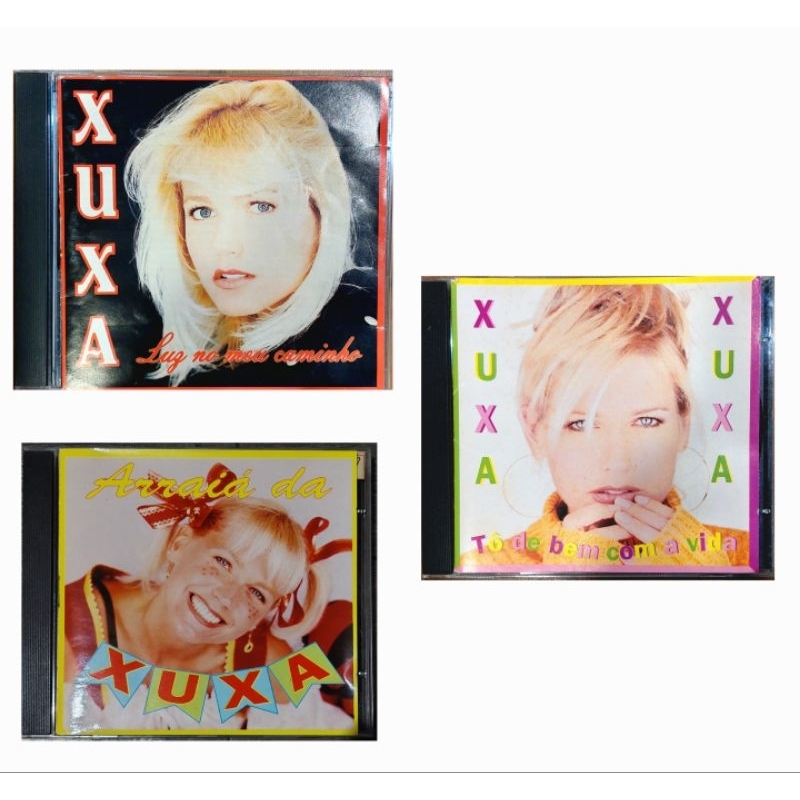 CDs Xuxa - Arraiá da Xuxa, Tô De Bem com a Vida e Luz no Meu Caminho ...