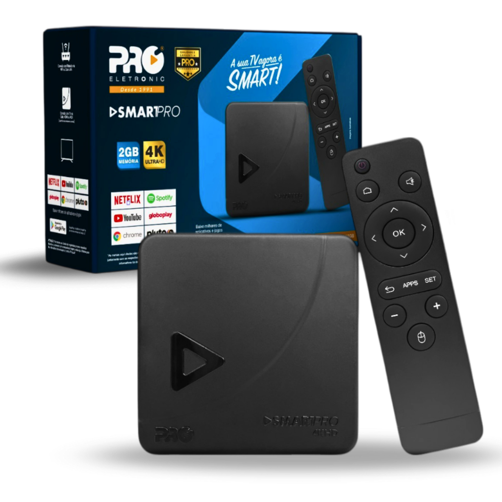 Tv Box Smart pro 4k Android Versao 10 Prosb-3000 2GB/16GB | Shopee Brasil