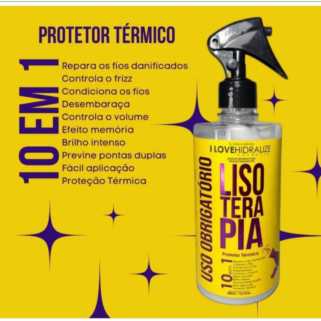 Protetor Térmico 10 em 1 Hidralize 500ml | Shopee Brasil