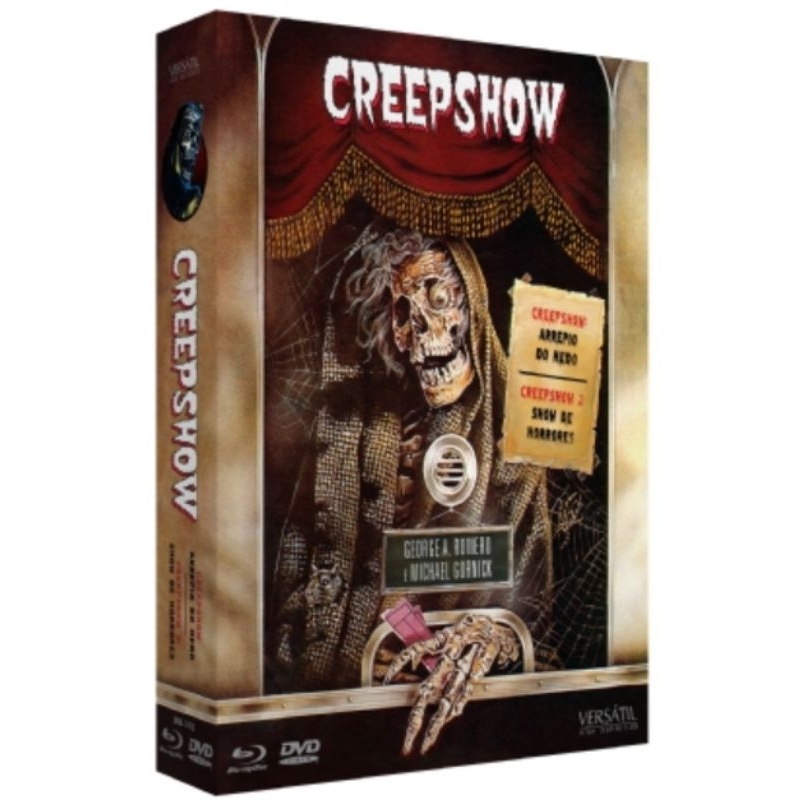BLU-RAY + DVD CREEPSHOW 1 E 2 | Shopee Brasil