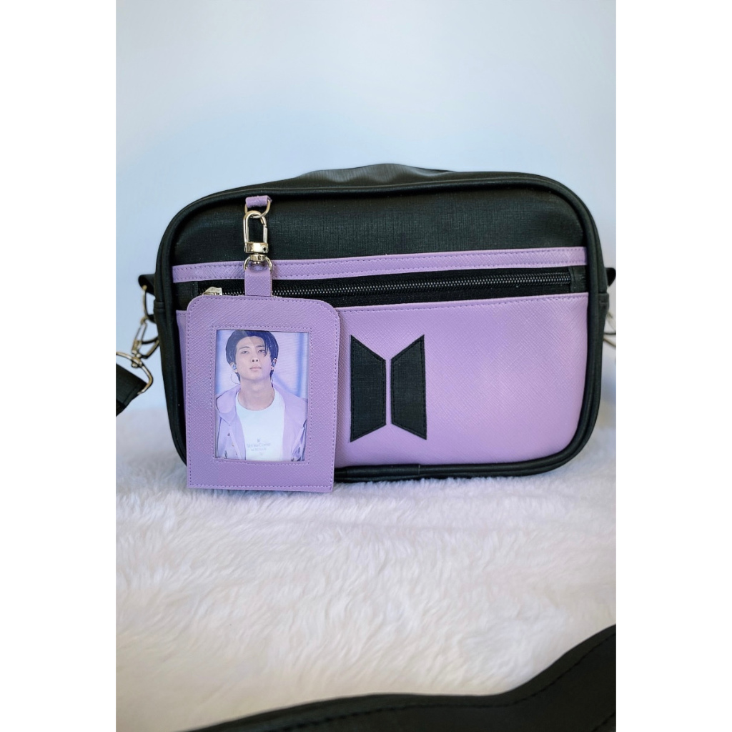 Bolsa BTS - Roxo com preto | Shopee Brasil