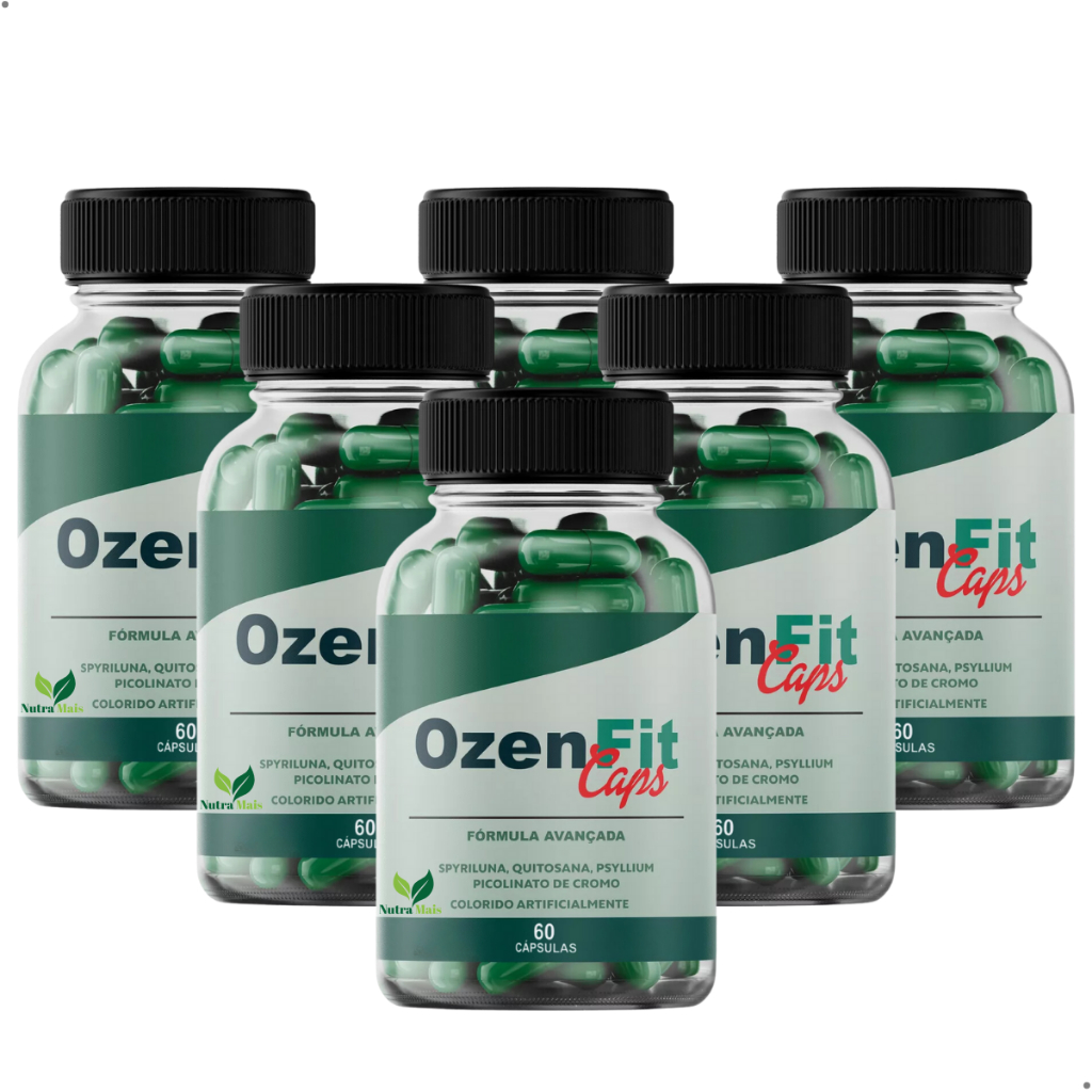 6 Ozenfit 60 Cápsulas Original - Formula Inovadora Ozen Fit Cáps ...
