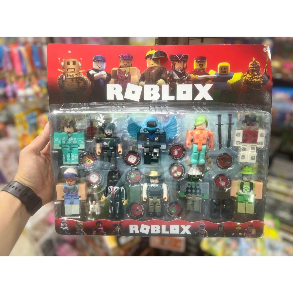 KIT ROBLOX COM 10 PERSONAGENS EXCLUSIVOS E ACESSORIOS | Shopee Brasil