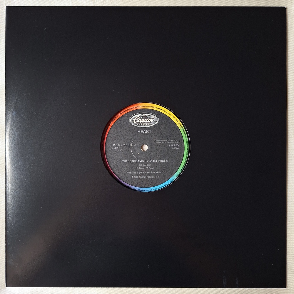 DISCO DE VINIL LP - HEART – NOTHIN' AT ALL (EXTENDED VERSION) / THESE ...