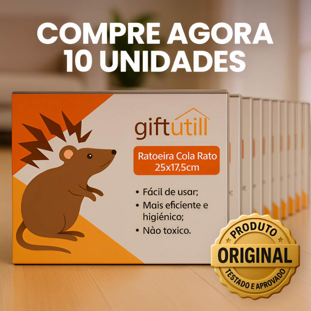 Kit 10 Cola Rato Adesivo Pega Insetos kit 10 unidades Armadilha Adesiva ...
