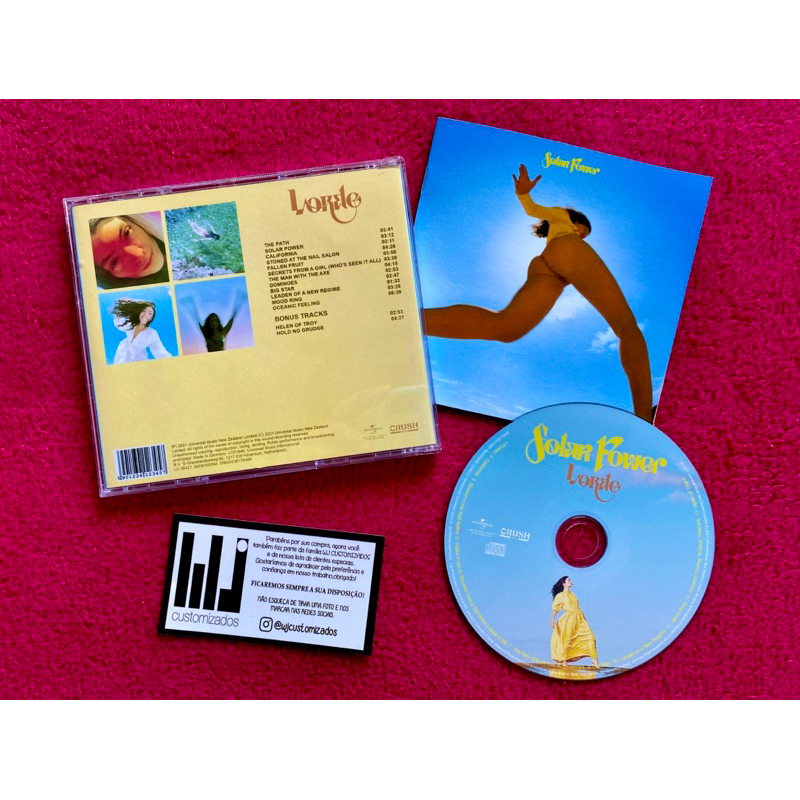 LORDE / SOLAR POWER (DELUXE) CD FAN MADE | Shopee Brasil
