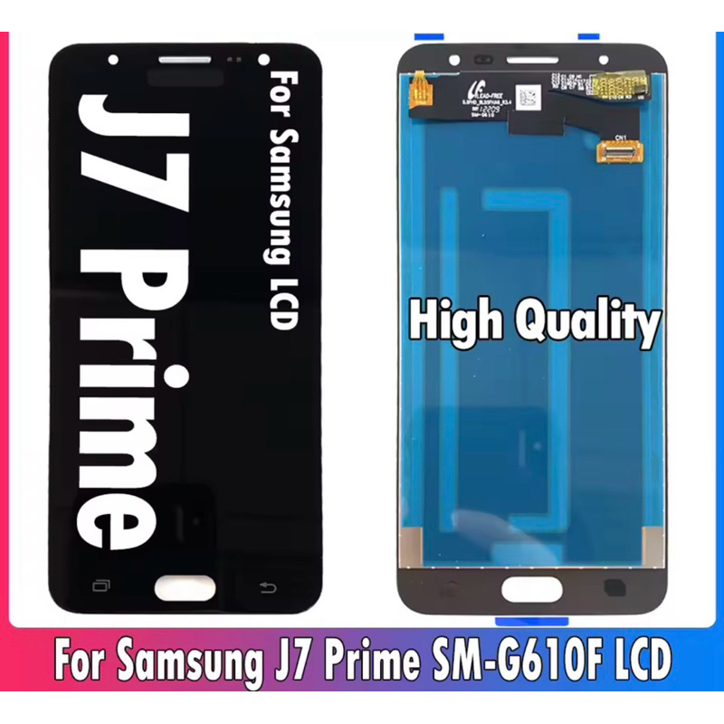 Tela Frontal Lcd Display Compativel J7 Prime G610 Premium Vivid Sem Aro Top Qualidade Pronto ...