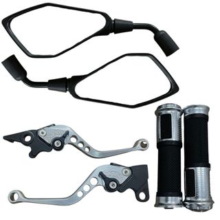 Kit Retrovisor + Manete + Manopla Honda Cb250f Cg 125/150/160 Ks/Es ...