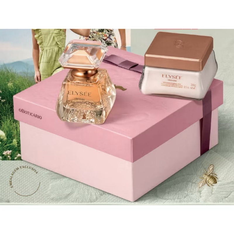 Kit Presente Elysée O Boticário – Perfume + Creme Acetinado Original ...