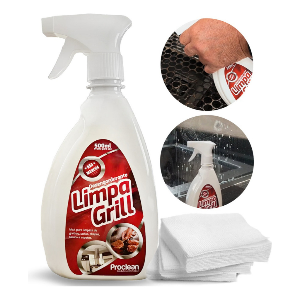 Limpa Grill Premium 500ml Togmax Desengordura Grelhas Fogões Coifas ...