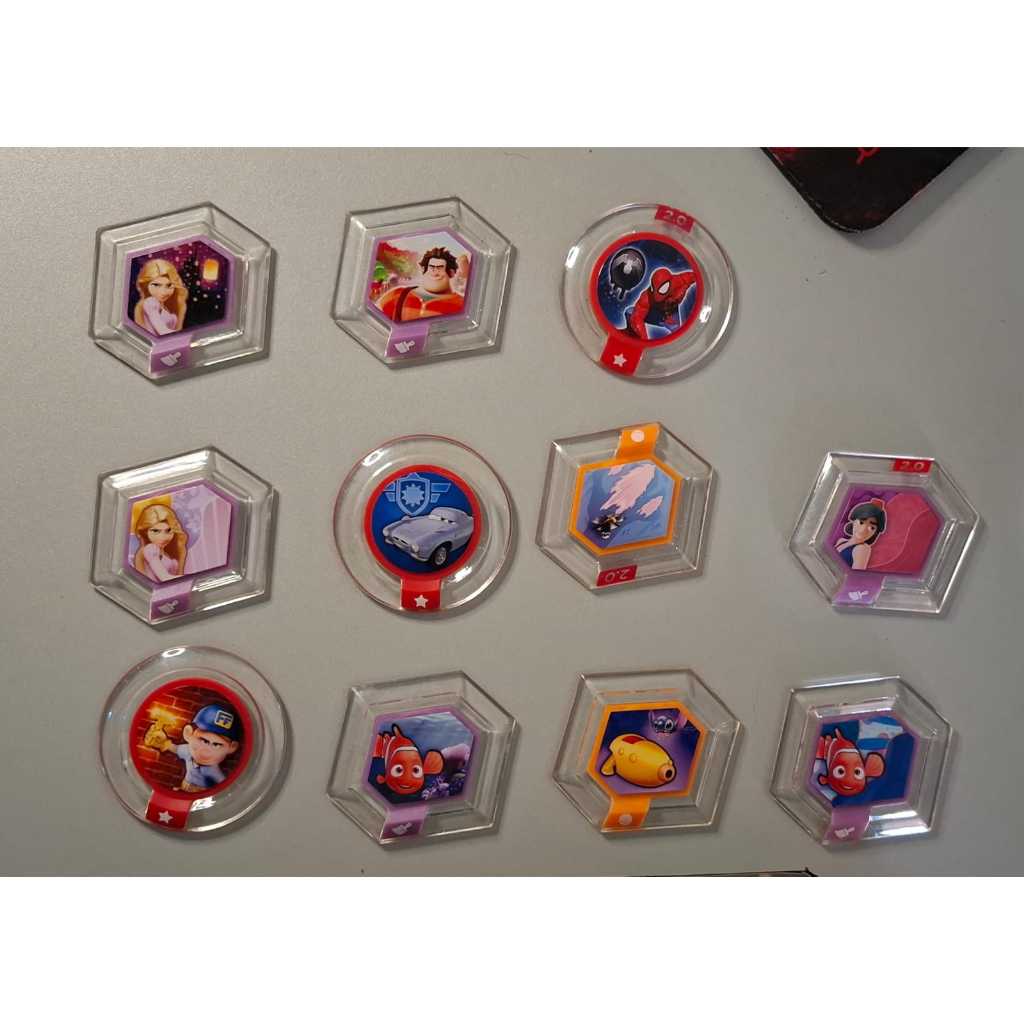 Disney Infinity - Disco de poder do Jogo Disney Infinity Comuns e Raros ...