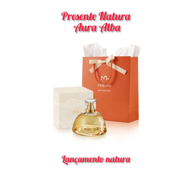 Presente Natura Aura Alba | Shopee Brasil
