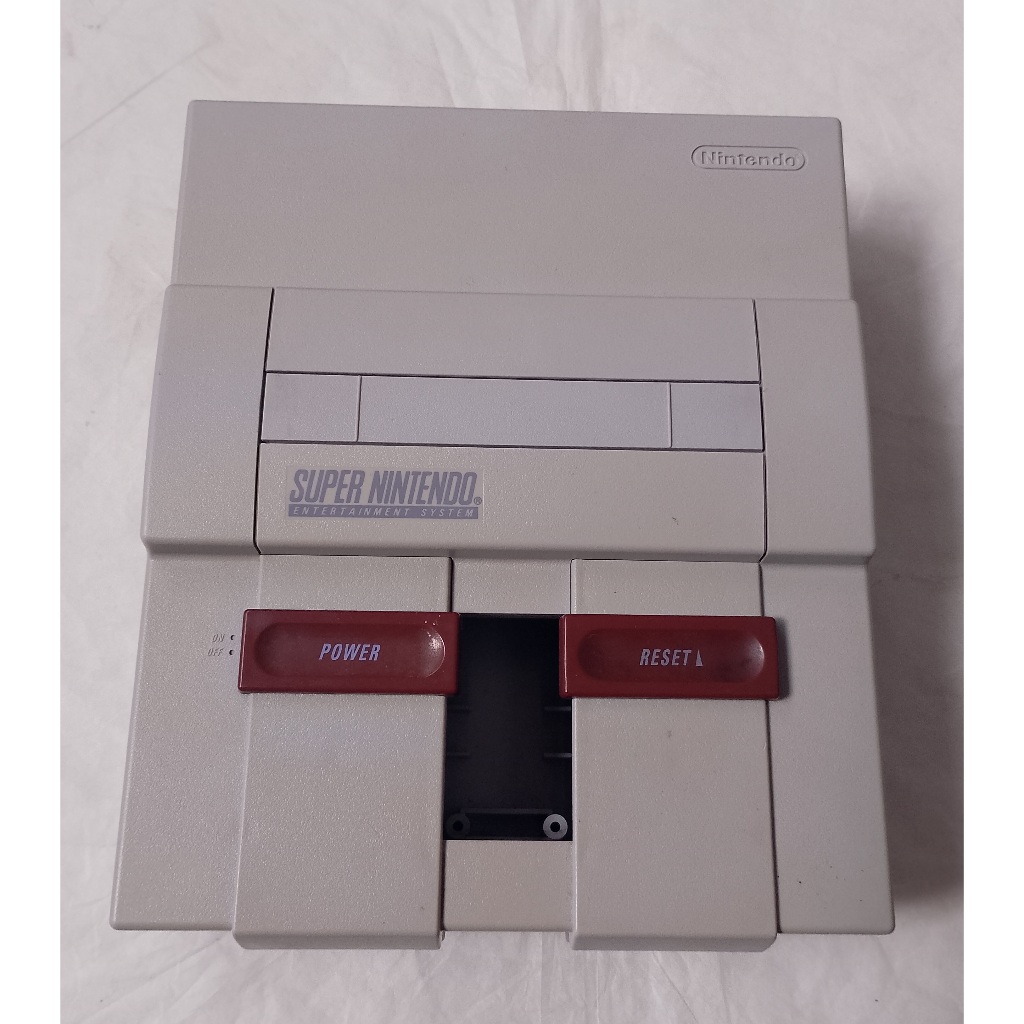 Carcaça original para Super Nintendo FAT - Usada | Shopee Brasil