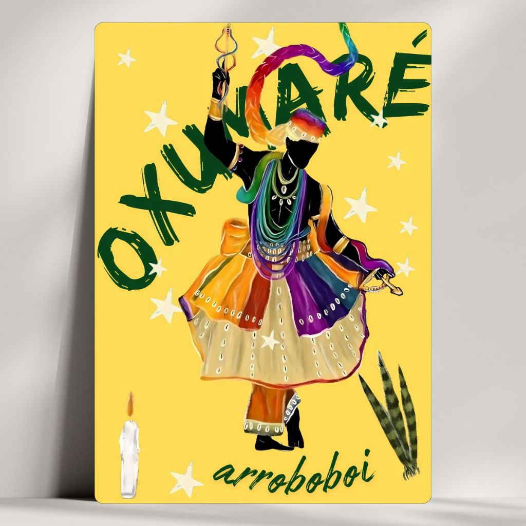Quadro Decorativo Orixá Oxumare - Umbanda Candomblé Oxalá - Coleção Giz ...