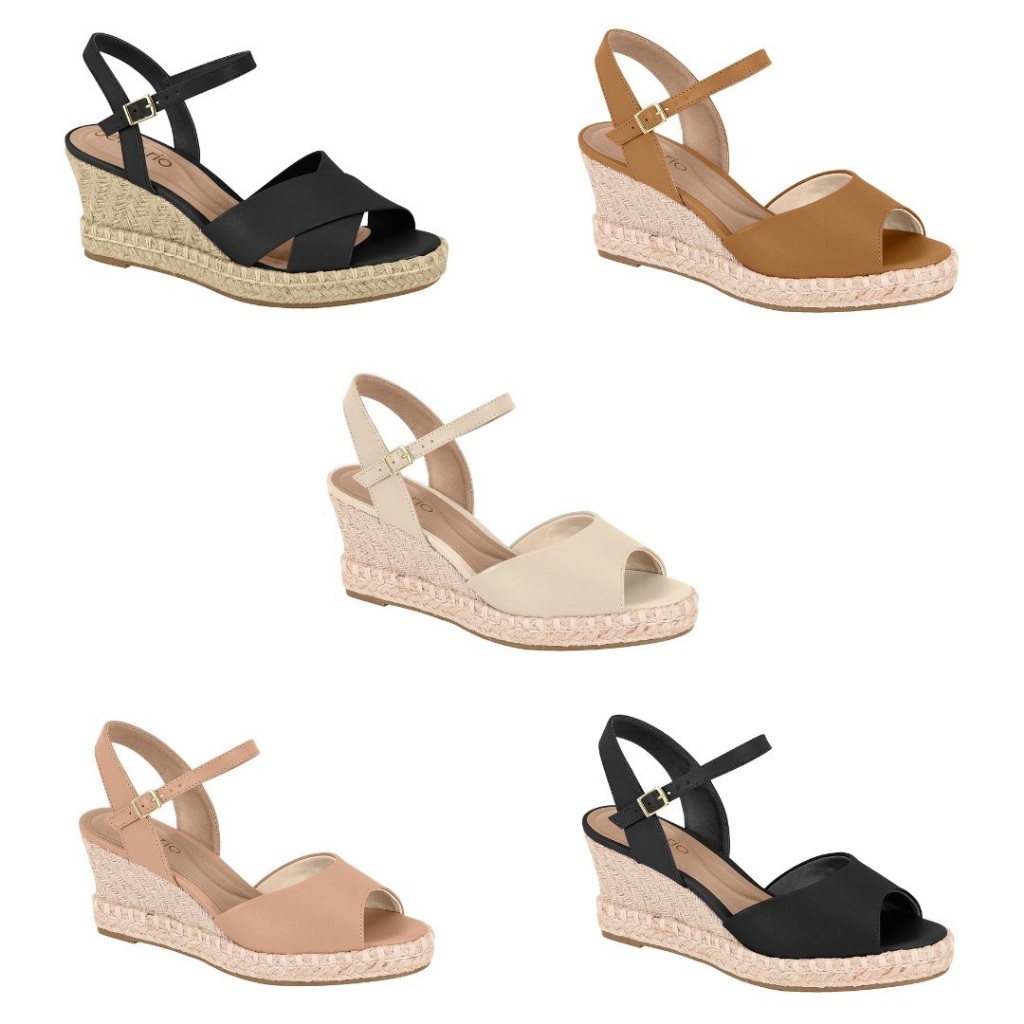 Sandália Anabela Beira Rio Ultra Conforto Feminino | Shopee Brasil