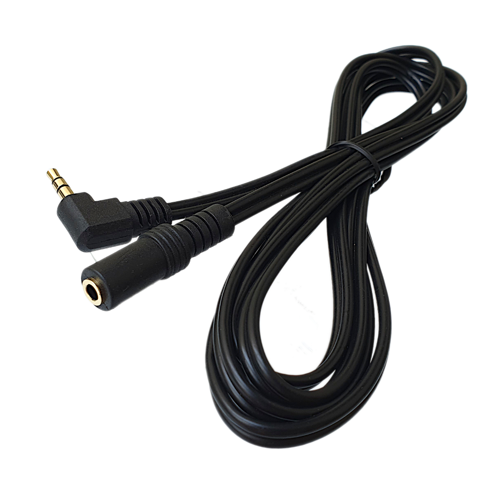 Cabo extensor Jack P2 Estéreo em L para P2 macho 1.8Mts | Shopee Brasil