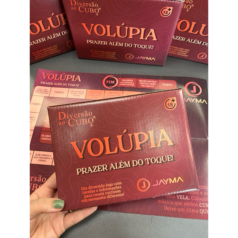 Jogo para Casal jogo de tabuleiro Volúpia Tabuleiro Diversão Ao Cubo 18 ...
